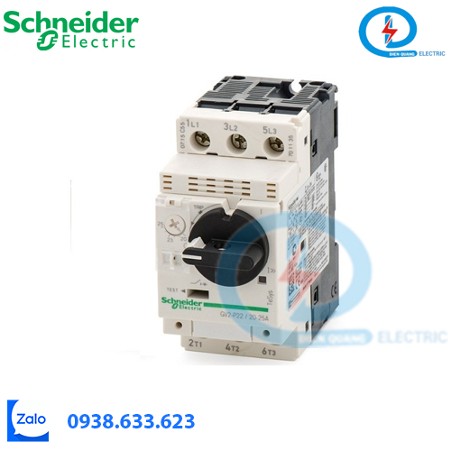 Cầu dao bảo vệ động cơ GV2P03 Schneider