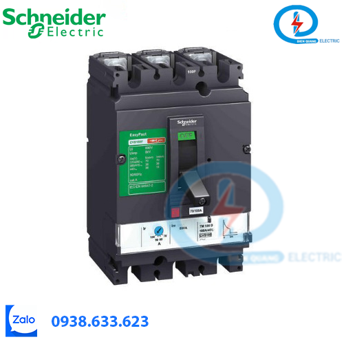 Cầu dao chỉnh dòng MCCB LV516333 Schneider
