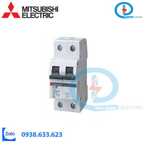 MCB - Cầu dao tự động một chiều BH-D10 2P 10A 10kA C DC Mitsubishi