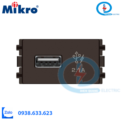 Ổ sạc USB 2.1A đơn 8431USB_BZ Schneider